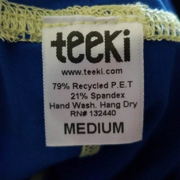 teeki | Pants & Jumpsuits | Teeki Goddess Capri Oshun Blue | Poshmark